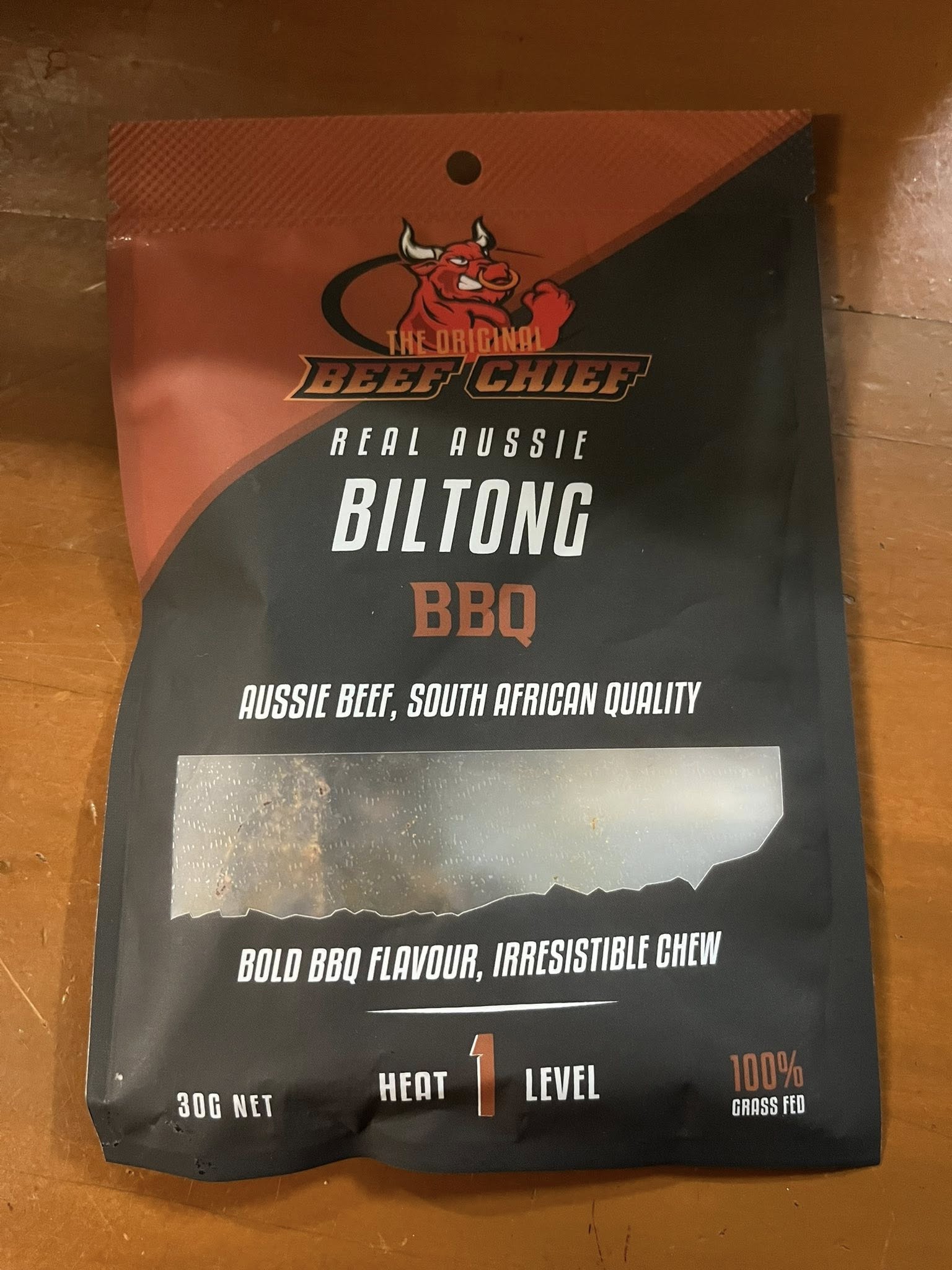 Beef Chief - BBQ Biltong - 30g – sugarandspicegourmetfoods